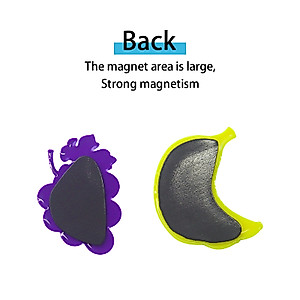 Waterproof PVC Refrigerator Magnet Stickers - Cut Fruit Design Strong Hold for Photos Notes & Decorations