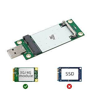 Mini PCI-E to USB Adapter with SIM Card Slot for Module Transfer to USB Interface