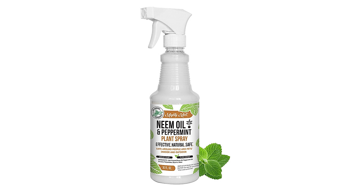 Mighty Mint Neem Oil & Peppermint Plant Spray - 16oz