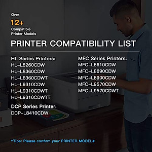E-Z Ink (TM) Compatible Toner Cartridge Replacement for Brother TN-433 TN433 TN433bk TN431 Compatible with HL-L8260CDW HL-L8360CDW MFC-L8610CDW MFC-L8900CDW (1 Cyan, 1 Pack)