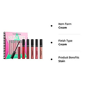 Sephora Cream Lip Stain Collection Set of 6