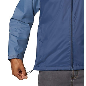 Columbia Men's Glennaker Lake Lined Rain Jacket, Dark Mountain/Bluestone, Small