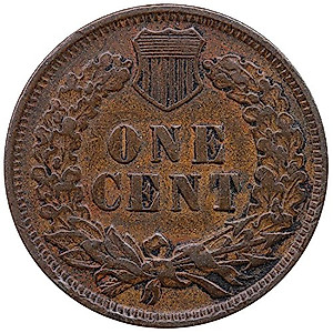 1904 No Mint Mark U.S. Indian Head Cent Full LIBERTY Full Rim 1c Seller Fine to XF