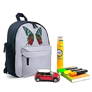 Colorful Butterfly Backpack Lightweight Travel Work Bag Casual Daypack Business Laptop Backpack for Women Men