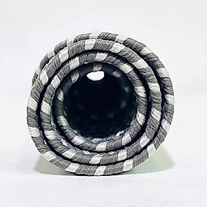 Colonial Mills Marin Braided Rug, 4x6, Gray