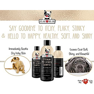 Pet Oatmeal Anti-Itch Shampoo & Conditioner in One! Smelly Puppy Dog & Cat Wash! Relief for Allergies, Itchy, Dry, Irritated Skin!! Smells Amazing! (1 btl)