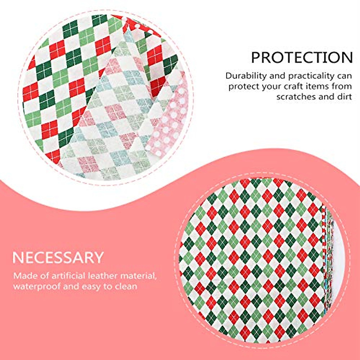 ARTIBETTER 20 Sheets Christmas Fabric Bundle Squares Snowman Santa Claus Cotton Fabrics Christmas Patchwork Squares for Sewing Cloths Quilting Scrapbooking DIY Crafts