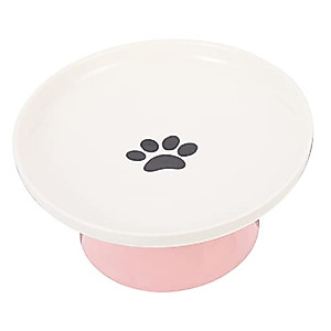 Dishes Feeding Dogs Protection Food Raised Washable Dishwasher Prevention Stand Eating House Backflow Pet Water Neck Puppy Kitten Stable Safe Supply Base Tray Easy Holder Feeder