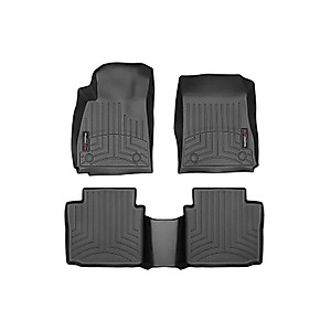 WeatherTech Custom Fit FloorLiners for Chevrolet Impala - 1st & 2nd Row (44534-1-2), Black