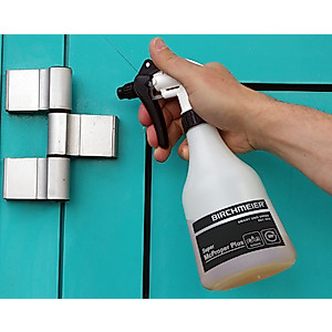 Consolidated Plastics Super Plus Professional Chemical & Solvent Resistant Empty Spray Bottle (16oz) Swiss Made Cleaning Bottle with Durable & Powerful Trigger Pump, 360° Spray in Any Direction