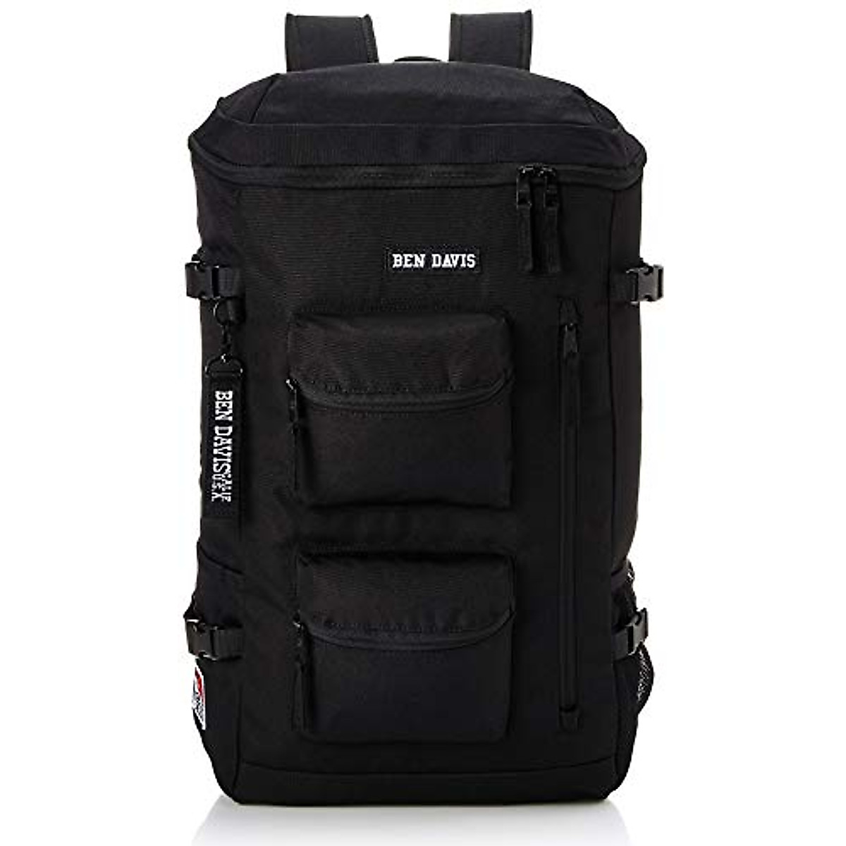 BEN DAVIS(ベンディビス) Men's Backpack, Black (Black 19-3911tcx)