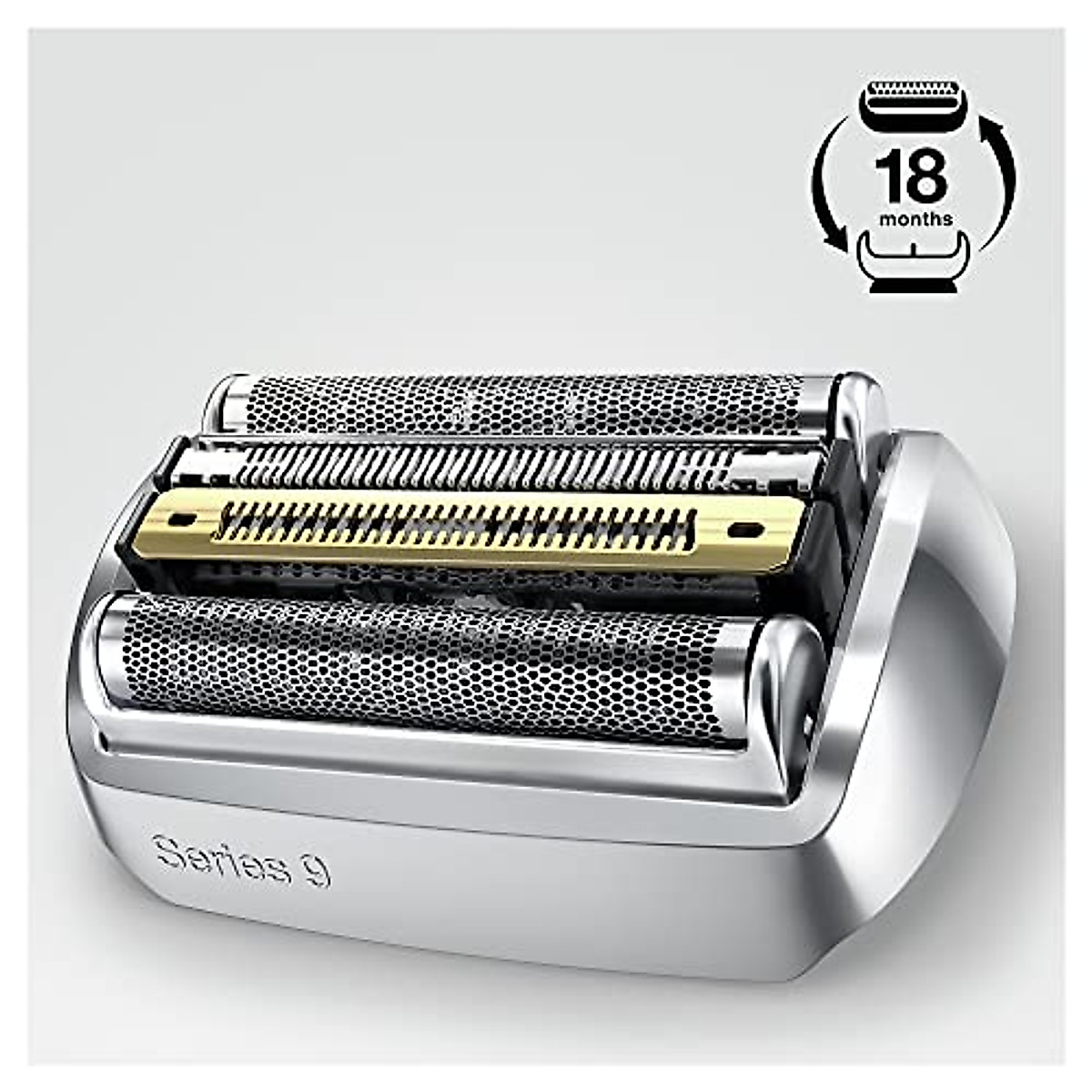 Braun Series 9 92S Electric Shaver Head Replacement Cassette, Compatible with all Series 9 Electric Razors 9290cc, 9291cc, 9370cc, 9293s, 9385cc, 9390cc, 9330s, 9296cc