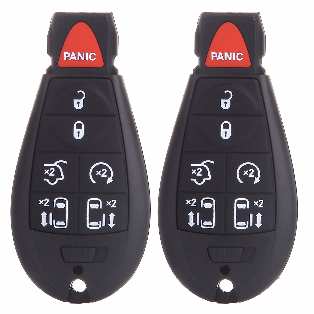SELEAD Flip Key Fob 7 Buttons Keyless Entry Remote fit for 2008-2015 Town andamp Dodge Grand Caravan Volkswagen Routan Antitheft Keyless Entry Systems M3N5WY783X 2pcs US Stock
