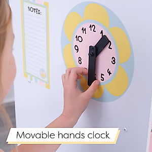 KidKraft Wooden Large Pastel Play Kitchen with Turning Knobs, See-Through Doors and Play Phone Gift for Ages 3+