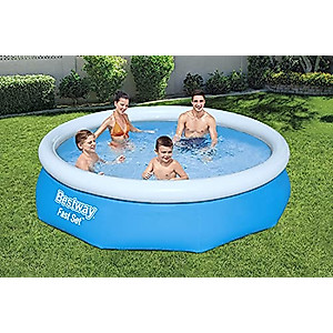 Fast Set 10' x 30" Above Ground Pool Set, Blue