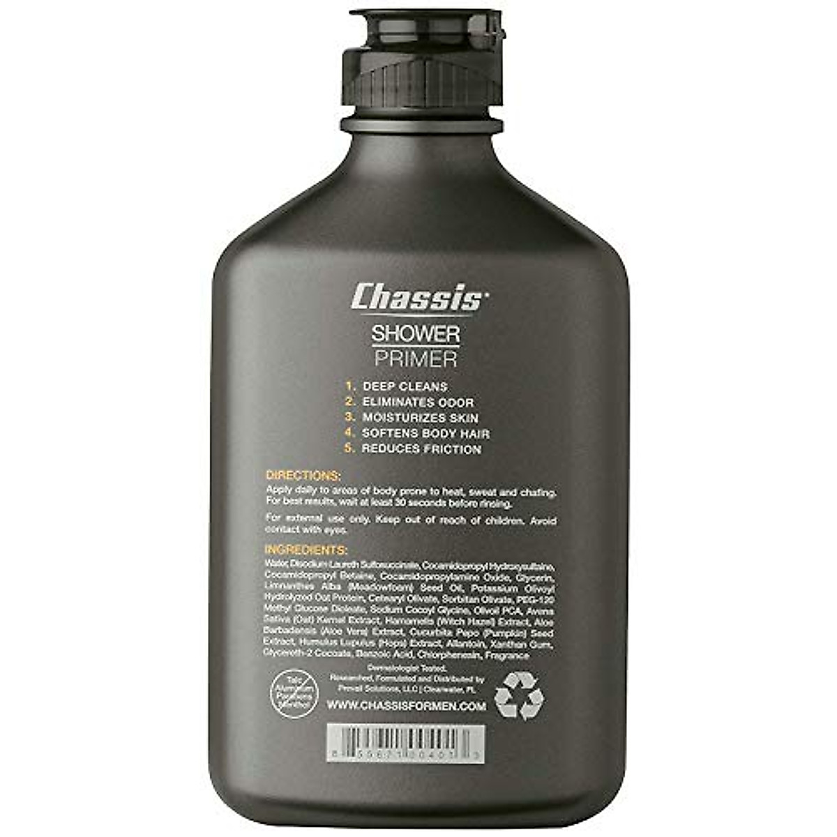 Chassis 5-in-1 Shower Primer, Men’s Anti-Chafing Gel and Deep-Cleansing Bodywash