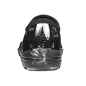 DKSUKO Women's Rain Boots Waterproof High Top Rain Shoes with Lace Up Anti-Slip Garden Shoes(Tree Leaf,8)