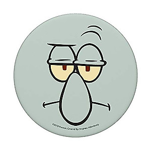 SpongeBob SquarePants Squidward Tentacles Big Face PopSockets PopGrip: Swappable Grip for Phones & Tablets