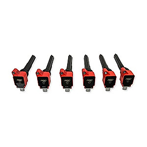 82706 MSD Ignition Coil - Ford EcoBoost - 3.5L V6 - Red - 6-Pack