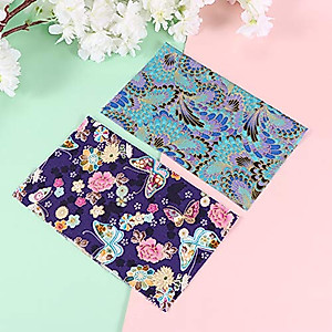 Fabric Scraps Fabric Scraps Quilting Fabric Bundle Cotton Fabric Squares Cotton Patchwork Floral Pattern Fabric Sheet for DIY Craft Sewing Scrapbooking Quilting Fabric Quilting Fabric