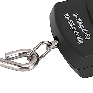 Fdit USB Rechargeable Portable Electronic Scale Portable Fishing Express Scale Electronic Portable Scale 55kg for Fishing Express Luggage