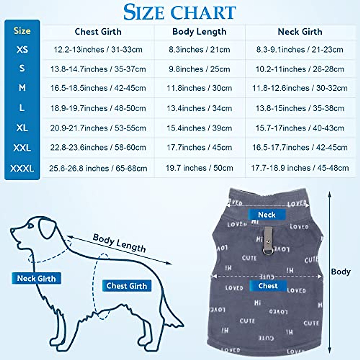 4 Pieces Winter Fabric Dog Sweater with Leash Ring Soft Fleece Vest Dog Clothes Plaid Camouflage Warm Puppy Dog Jacket Pullover Clothes for Small Boy Dogs Cat Puppy Chihuahua (S)