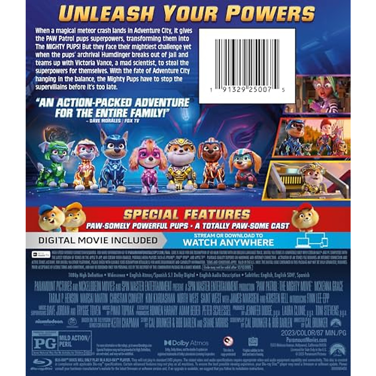 PAW Patrol: The Mighty Movie [Blu-ray]