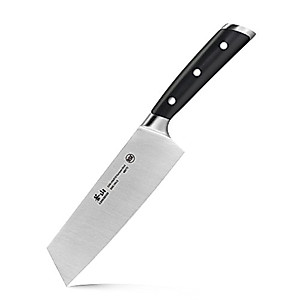 Cangshan S Series 60171 German Steel Forged Nakiri Vegetable Cleaver, 7-Inch