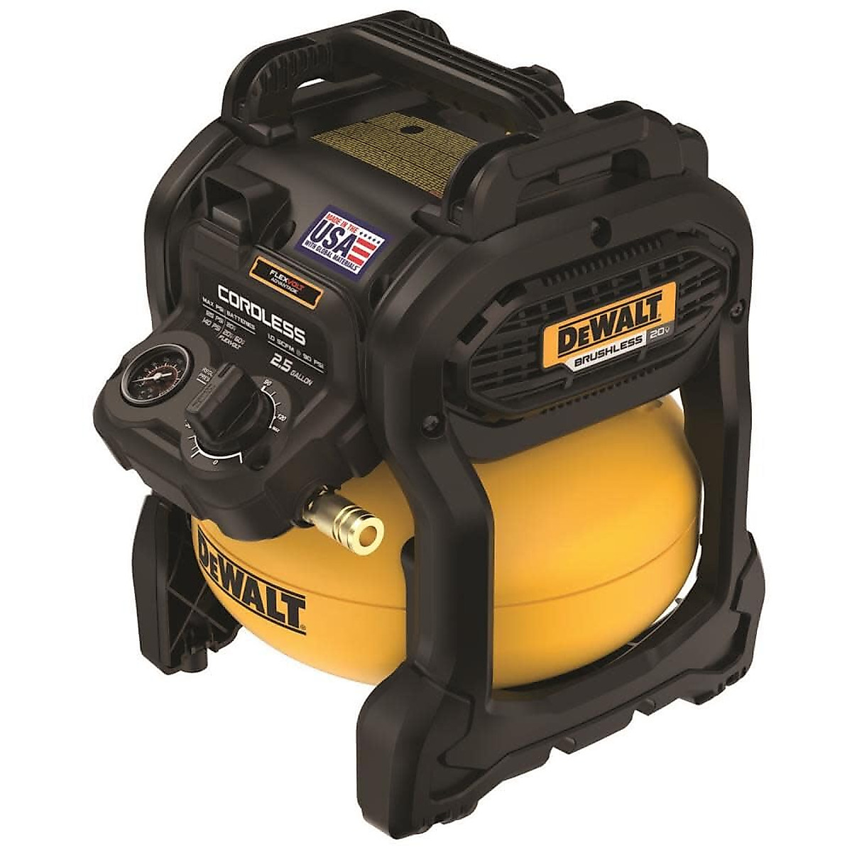 Dewalt DCC2520B 20V MAX 2-1/2 gal. Brushless Cordless Air Compressor (Tool Only)