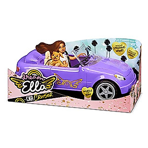 MGA Entertainment Dream Ella Car Cruiser - Purple | Convertible Car | Fits Two 11.5" Fashion Dolls,Multicolor