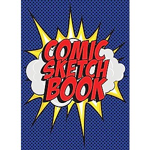 Piccadilly Comic Sketchbook | Guided Artistic Sketchbook & Instructions | Draw Your Own Comic Book | 204 Pages