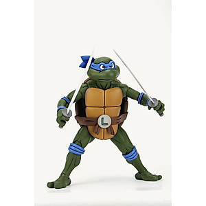 NECA TMNT Cartoon Giant Size Leonardo 1/4 Scale Action Figure