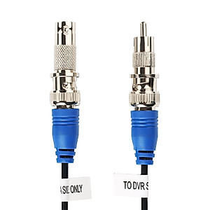 SHD 2Pack 50Feet BNC Vedio Power Cable Camera Video BNC Cable Wire Cord for Surveillance CCTV Security System with Connectors(BNC Female and BNC to RCA)