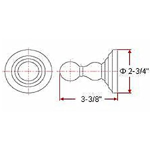 Design House 538454 Calisto Robe Hook Oil Rubbed Bronze