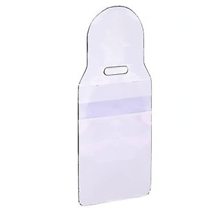 Small USB Flash Drive Holders Resealable Flap Clear Bags Pockets (25 Pack)