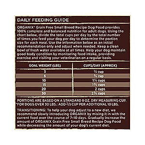 Castor and Pollux ORGANIX Grain Free Small Dog Food Recipe, Organic Dog Food - 4 lb. Bag