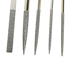 BIGTEDDY - Diamond Needle Nut Guitar Fret File Set Hole Slot Filing Guitar Repair Luthier Jewelers Jewelry Making Tool
