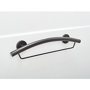 Curved Grab Bar and Towel Rack for Bathroom Shower Kitchen/304 Stainless/Oil Rubbed Bronze/ 24"x 5"
