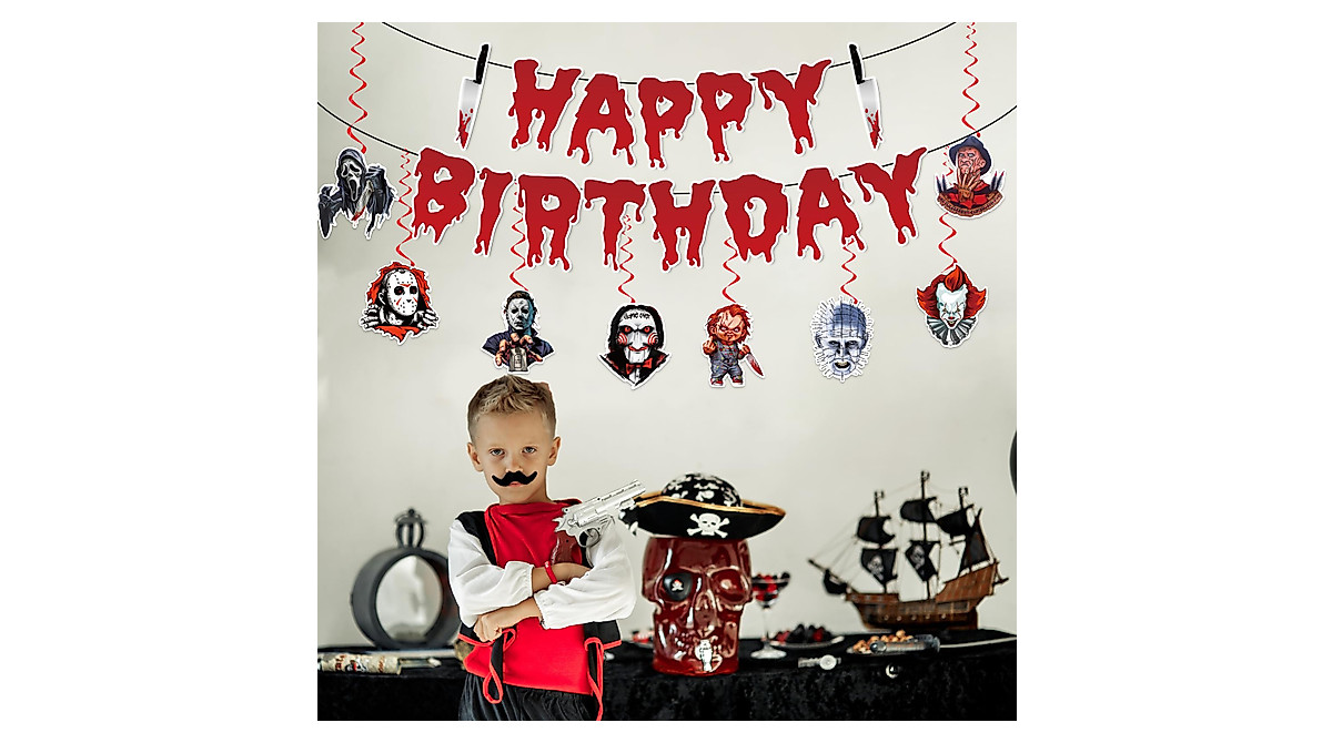 Thrilling Horror Birthday Decorations for Movie Fans