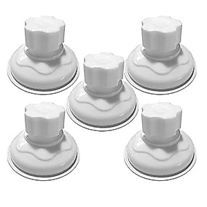 DANXQ Manual Tighten Adjustment Rotary Nut Screw Suction Cup,with Exhaust Groove,for Bathroom/Kitchen/Aquarium,Diameter 6.5 CM,Screw Diameter 8 mm