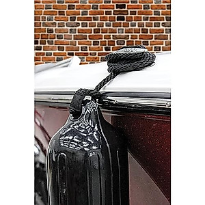 Extreme Max 3006.7384 BoatTector Inflatable Fender Value 4-Pack - 6.5" x 22", Black