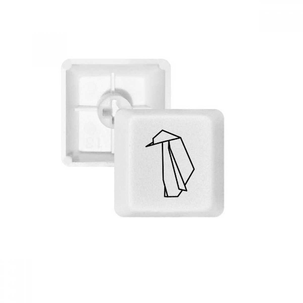 DIYthinker Abstract Origami Penguin Geometric Shape Keycap Mechanical Keyboard PBT Gaming Upgrade Kit