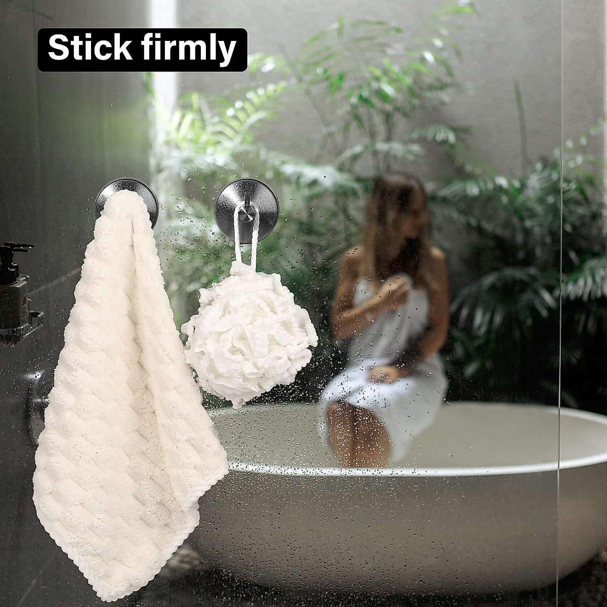 SVG HOME- Wall Hooks | 2 pcs Suction Cup Hooks Removable, Stainless Steel 304, for Most Household Walls | Shower Hooks Suction Cup | Towel Hooks for Bathrooms | Door Hanger Hook | Wall Hook (Silver)