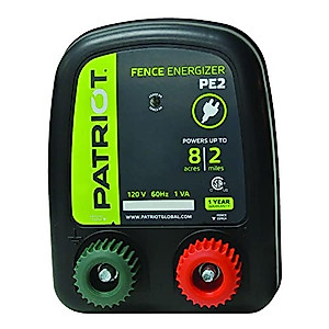 Patriot PE2 Electric Fence Energizer Plus 250-Feet Made in U.S.A. 17 Gauge Spool Aluminum Wire for Containing Pets and Keeping Out Small Nuisance Animals