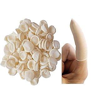 Vivid Nitrile Rubber Protective Finger Cots – High Performance Finger Gloves for Art, Home, Office, Medical Use – Non-Latex, Pack of 144 (Small)