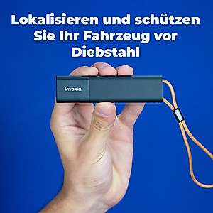 Invoxia GPS PRO Tracker - Real-time Location - 2-Year Subscription Included - for Cars, Motorcycles, Bicycles, Children - Motion and Tilt Alerts - 4G LTE-M Network - Up to 3 Months Battery Life