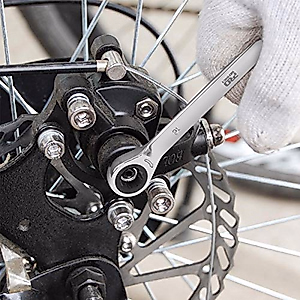 Prostormer 20-Piece SAE and Metric Ratcheting Wrench Set, Chrome Vanadium Steel Combination Ratchet Wrench Kit with Portable Roll-Up Canvas Bag (10Pcs Flex-Head + 10Pcs Fixed Head)