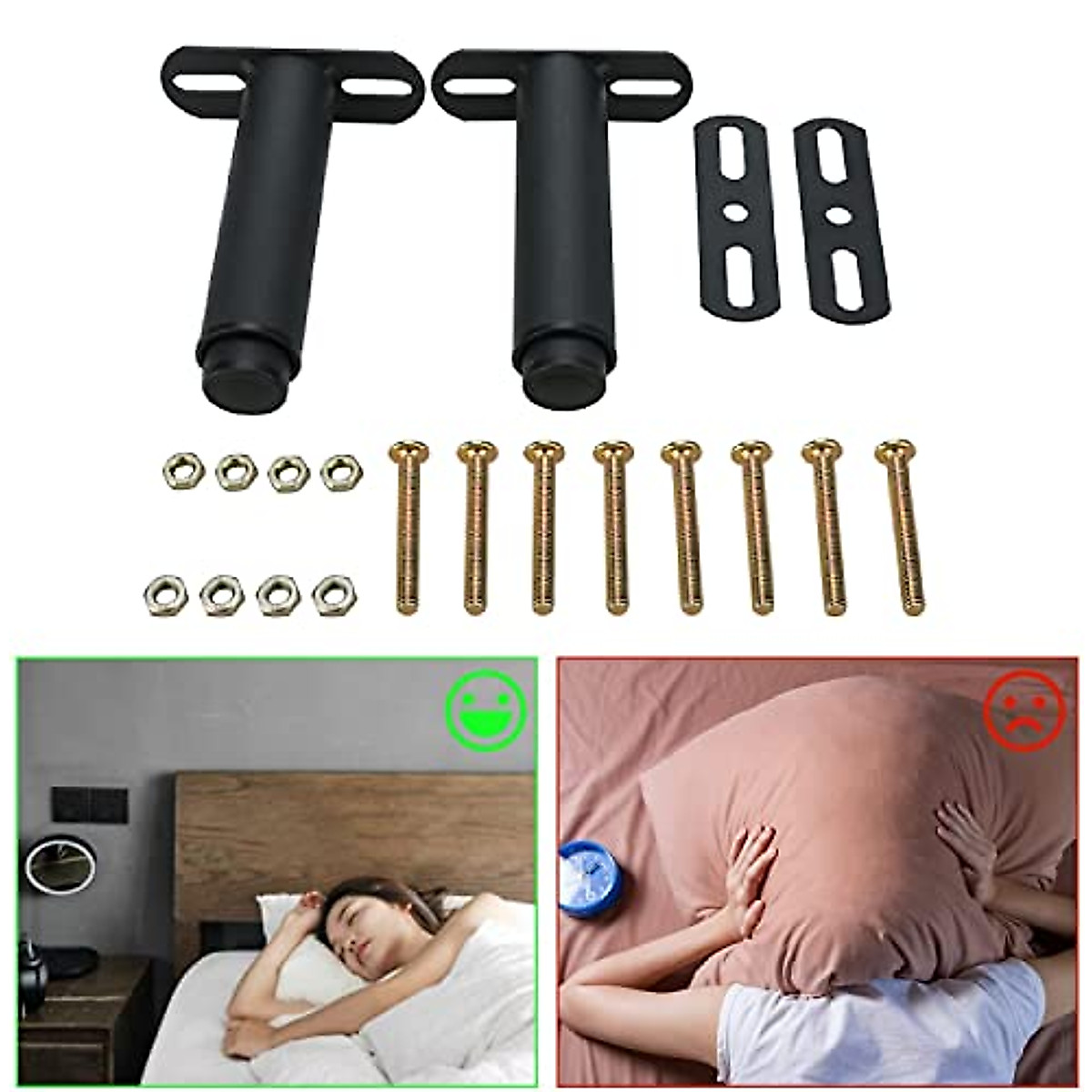 Adjustable Height Center Support Leg for Bed Frame, 5.1" to 9.5" Metal Adjustable Center Frame Slat Support Leg, Sofa Furniture Cabinet Bed Frame Support Leg for Wooden Slats and Metal Bed Frame