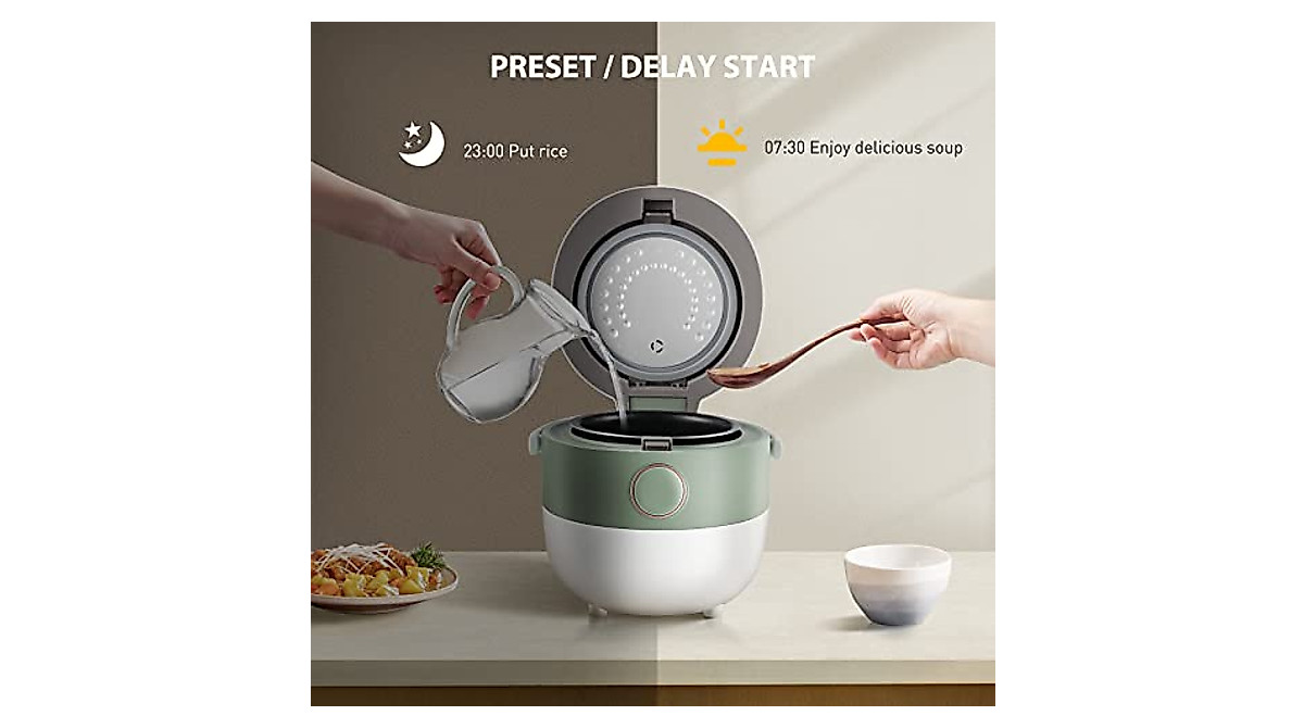 Bear Rice Cooker - 6 Cups, Healthy & Multifunctional