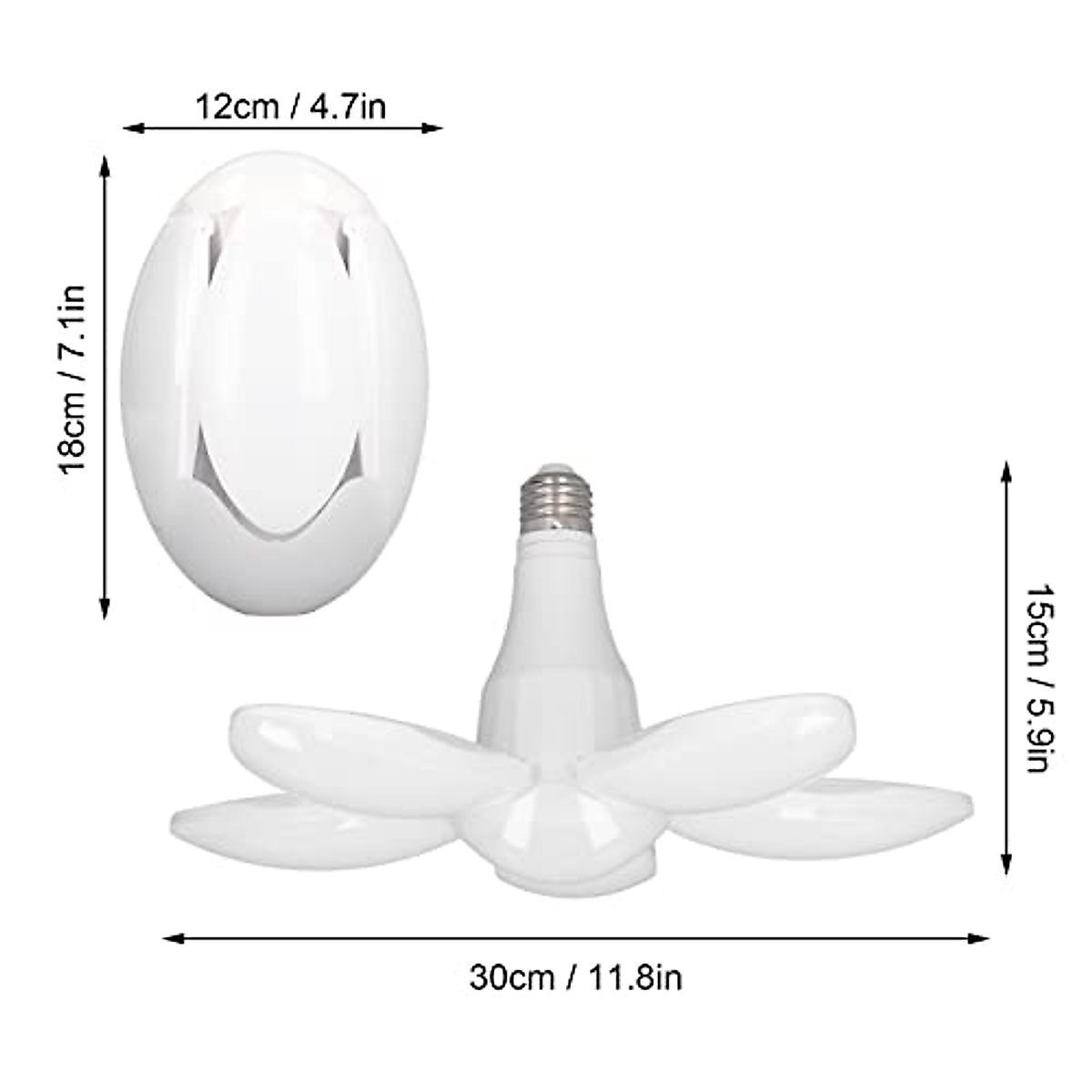 LED Garage Light Foldable Deformable High Brightness Energy Saving Lamp for Various Spaces Deformable Lamp,Garage Light